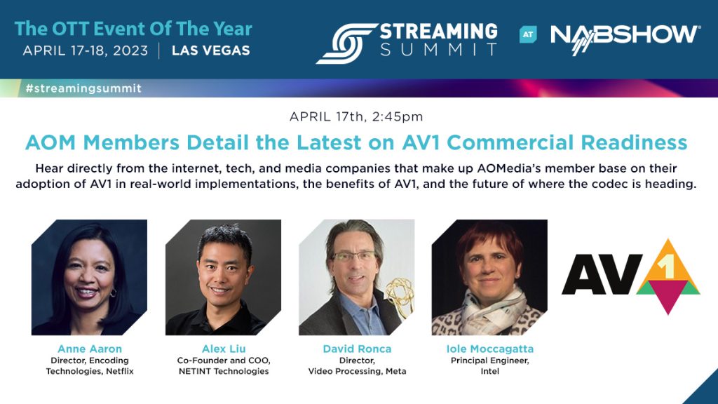 AOM Members Detail the Latest on AV1 Commercial Readiness, at the NAB ...
