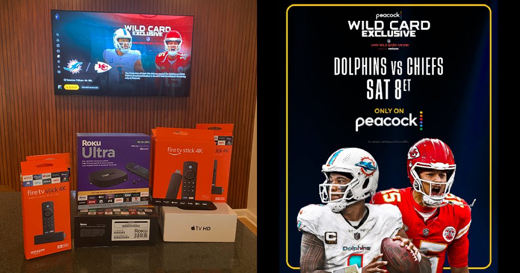 Live Blogging Peacock’s Exclusive NFL Wild Card Stream Across Twenty ...